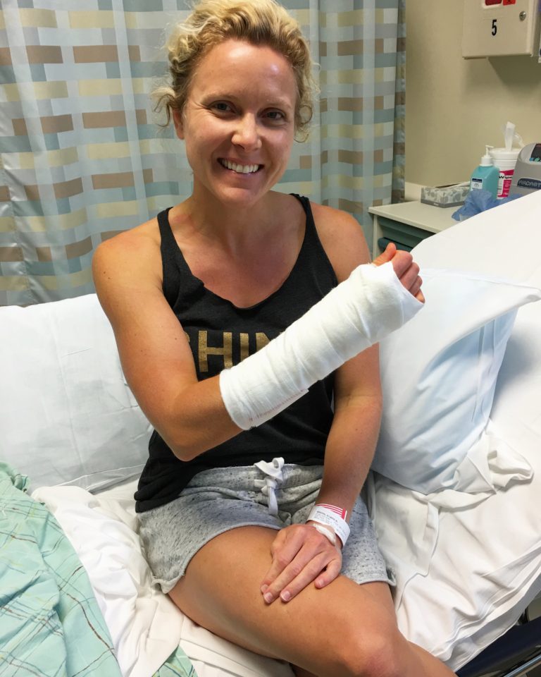 How I exercised with a soft cast and a NEW lower-body routine! - Clare ...